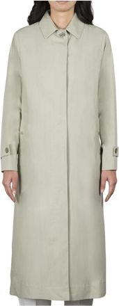 Moorer Femme, Manteaux, Vert, Taille: 38 FR Rixta Trench Coat