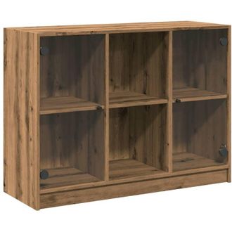 vidaXL Buffet chêne artisanal 102x37x75,5 cm bois dingénierie vidaXL