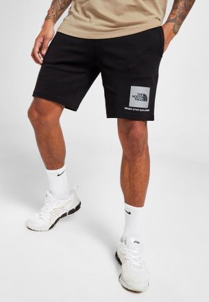 The North Face Small Box Reflektierendes Logo Shorts in schwarz