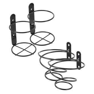 Valiclud 4 Stück Teiliges Wand weinregal aus Robustem Metall Wandmontierter Weinflaschenhalter mit Stabilem Design Platzsparend für Zuhause Büro Bar und Restau