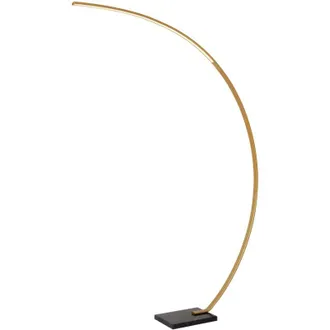 Lucide Lucide CURVE - Bogenlampe - LED Dim. - 1x15W 2700K - Mattes Gold / Messing