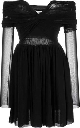 Philosophy di Lorenzo Serafini Knielanges Kleid - Schwarz