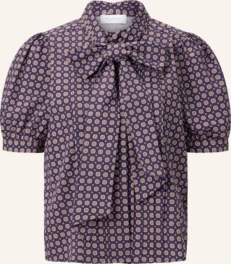Rich & Royal Bluse Mit Abnehmbarer Schluppe lila