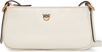 Pinko Pinko, Femme, Sacs, Blanc, Taille: ONE Size Half Moon Mini Baguette