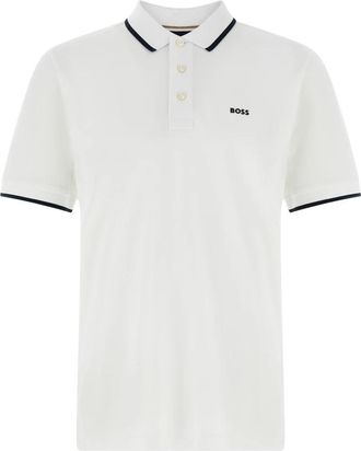HUGO BOSS Parlay 190 Piqu&eacute; Polo - - Tops - Herren - Wei&szlig; - 3XL