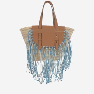 Cuba Lab Womens Tropicana Bag - Kenia Large Raffia Shoulder
