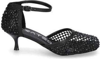 Strategia Femme, Chaussures, Noir, Taille: 37 EU D&eacute;collet&eacute; Shiny All Over Strass