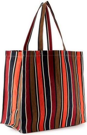 Saison 1865 Sac cabas &agrave; rayures en coton