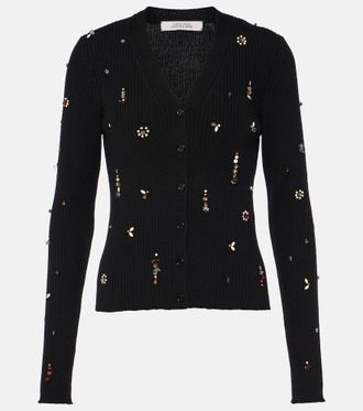 Dorothee Schumacher Cardigan Embellished Merino en laine