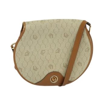 Dior Sac bandouli&egrave;re vintage Pre-owned - Femme - Pre-owned - Beige - Taille: ONE Size