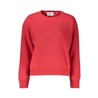 Pepe Jeans London Femme, Sweatshirts et sweats &agrave; capuche, Rouge, Taille: 36 FR Pull Femme en Coton Rouge