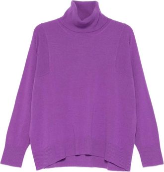 Roberto Collina pull à col roulé - Violet