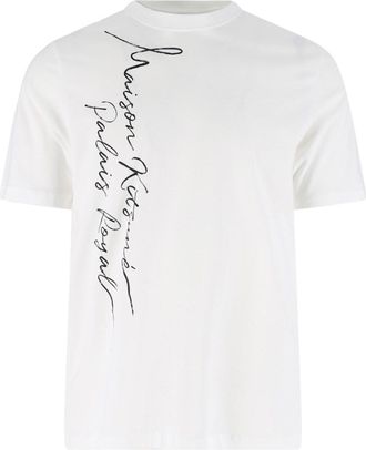 Maison Kitsun&eacute; T-Shirt Script