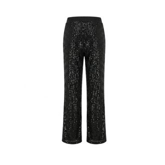 Emma & Gaia Paillettenhose - - Trousers - Damen - Schwarzk - M