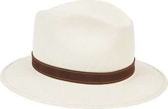 Borsalino Homme, Accessoires, Beige, Taille: 56 CM Chapeau de paille