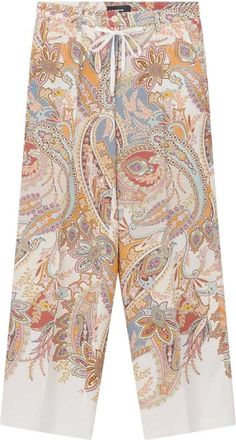 Cambio Femme, Pantalons, Multicolore, Taille: 40 FR L33 Adrienne Wide Pantalons