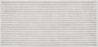 Blomus Handtuch -ARTO- aus 100% Bio-Baumwolle | Größe 70 x 140 cm | 600g/m2 Frottee | Farbe Micro Chip/Tan| Liniert