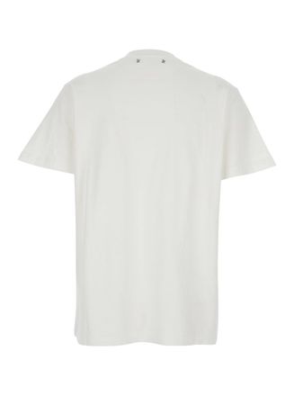 Golden Goose Crystal-Embellished Crew Neck T-Shirt - White