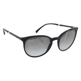 Chanel Lunettes de soleil vintage doccasion en plastique - Femme - Pre-owned - Noir - Taille: ONE Size