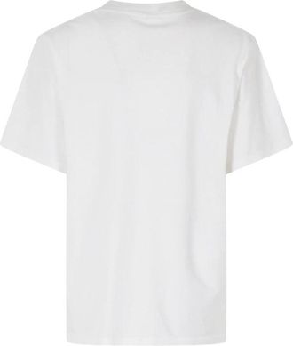 Sporty & Rich Logo-Print Crew Neck T-Shirt - White