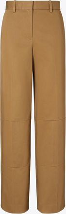 Tory Burch Baumwollhose mit weitem Beinschnitt