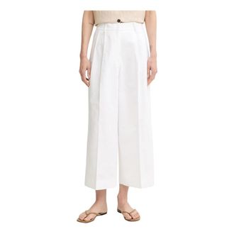 Michael Kors Stoffhose mit Bundfalten - - Trousers - Damen - Wei&szlig; - XS