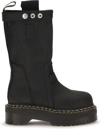 Rick Owens Quad Sole Pull-On Boot - Black