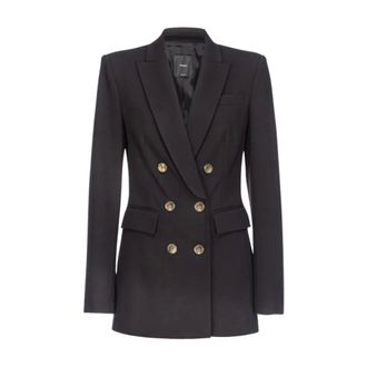 Pinko Pinko, Femme, Vestes, Noir, Taille: 36 FR Gloriosoz99 Blazer