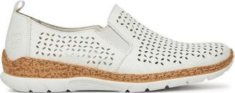 Rieker Halbschuhe N4251-80 Wei&szlig;