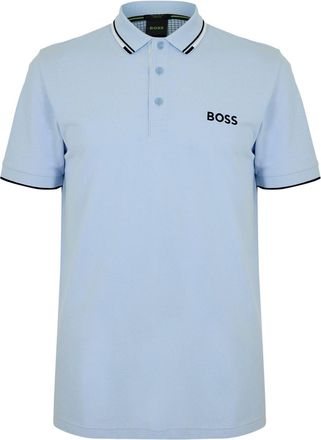 HUGO BOSS Paddy Pro Poloshirt f&uuml;r Herren, Baumwolle Piqu&eacute; (Blau)