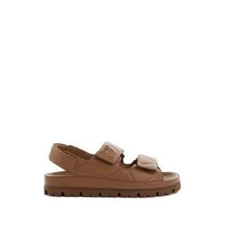 Prada Sandales en cuir matelass&eacute;