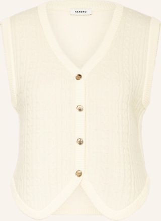 Sandro Sandro Strickweste weiss