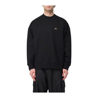 Palm Angels Homme, Sweatshirts et sweats à capuche, Noir, Taille: XS SweaT-shirt Coupe Décontractée à Imprimé Logo