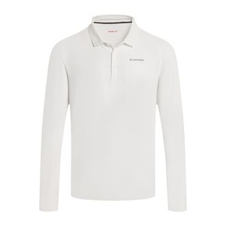 Craghoppers Bramshaw Golf Poloshirt f&uuml;r Herren, Nosilife, Lang&auml;rmlig (Wei&szlig;)