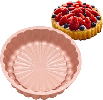 Generic Charlotte Kuchenform - Antihaft-Silikon-Backform | Kuchenform, Brownies, Kuchen, Brot und Flan in Sonnenblumenform, 7,67 x 2,4 Zoll, ideal zum Backen 
