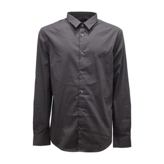 Armani Essentielles Phantom Hemd Modell 8N1C09 - - Shirts - Herren - Grau - M