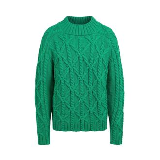 Malo Pull &agrave; col montant - Homme - Pulls - Vert - Taille: L