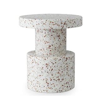 NORMANN COPENHAGEN Bit Hocker aus 100% Post-Industrielles Polyethylen niedriger Dichte in der Farbe Wei&szlig;, Ma&szlig;e: 36cm x 36cm x 42cm, 603005