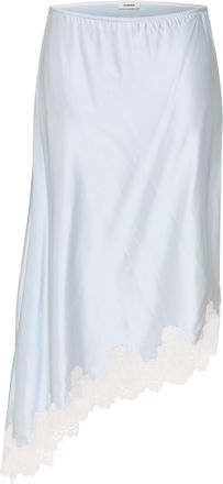 Sandro Sandro Satinrock Mit Spitze blau