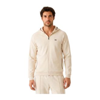 HUGO BOSS Sweat zipp&eacute; - Homme - Sweatshirts et sweats &agrave; capuche - Beige - Taille: L