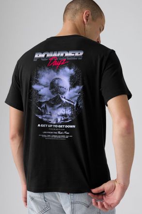 Levi's T Shirt Graphique Relaxed - Homme - Noir / Powder Room Run 1 Jet Black - 2XL
