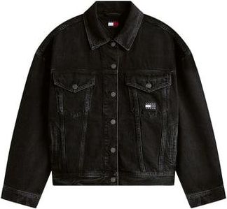 Tommy Hilfiger Veste droite en denim de coton