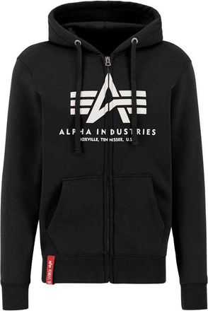 Alpha Industries Basic Zip PP Hoodie für Herren Black