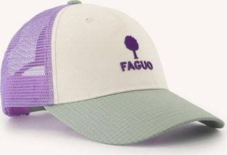 Faguo Casquette vert et &eacute;cru - TRUCKER CAP