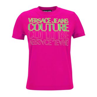 Versace Jeans Couture Modische T-Shirts und Polos - - Tops - Damen - Rosa - 2XS