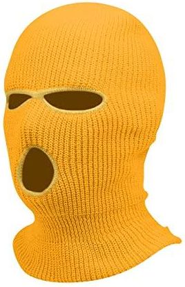 Generic Cagoule Hiver Mode Balaclava Tricot&eacute; Int&eacute;gral 3 Trous Homme Chapeau Tricot&eacute; Femme Hiver V&eacute;lo Ski Cagoule Unisexe Sports