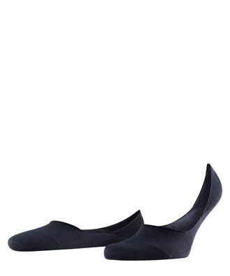 Falke Herren F&uuml;&szlig;linge Invisible Step Medium Cut Box M In Baumwolle unsichtbar einfarbig 1 Paar, Blau Dark Navy 6375, 39-40