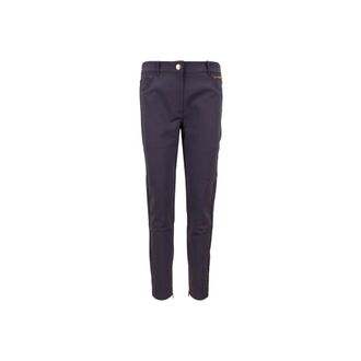 Elisabetta Franchi Hose mit Rei&szlig;verschluss und Knopf f&uuml;r Damen - - Trousers - Damen - Lila - XL