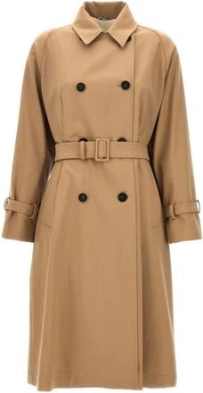 Max Mara Femme, Manteaux, Brun, Taille: 40 FR Trench-coat crois&eacute;