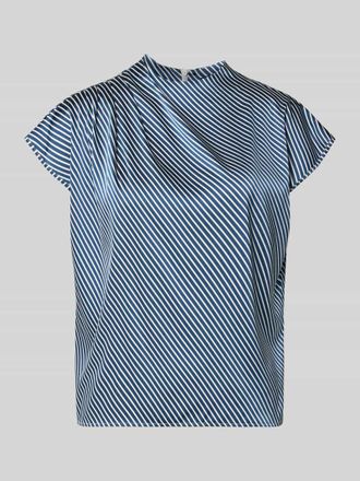 Zero Regular Fit Bluse mit Drapierungen